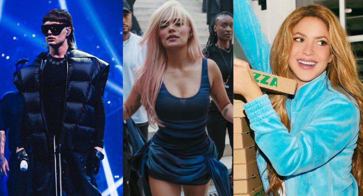 Shakira, Karol G y Peso Pluma encabezan nominaciones a los MTV europeos Enterate24.com